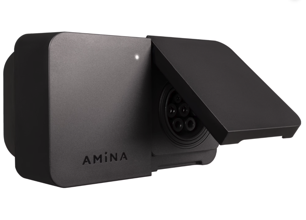 Amina 1 elbil lader - Ferdig montert - Åkra Elektriske